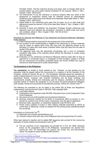 The Local Government Taxation In The Philippines.Doc