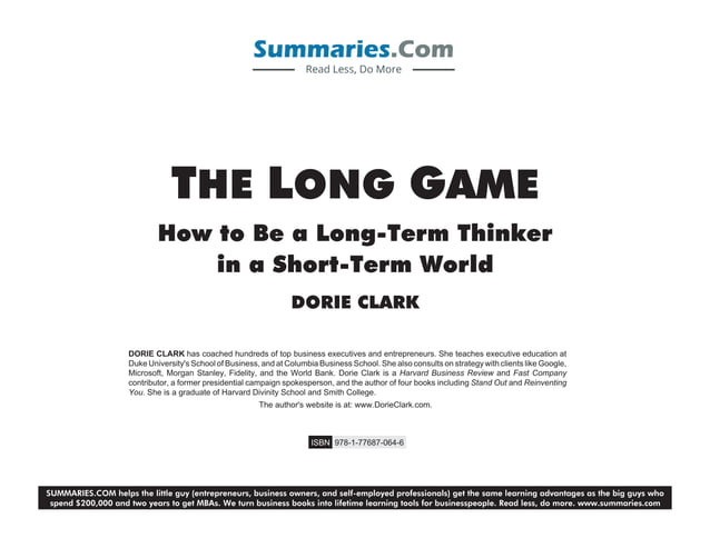 The Long Game | PPT