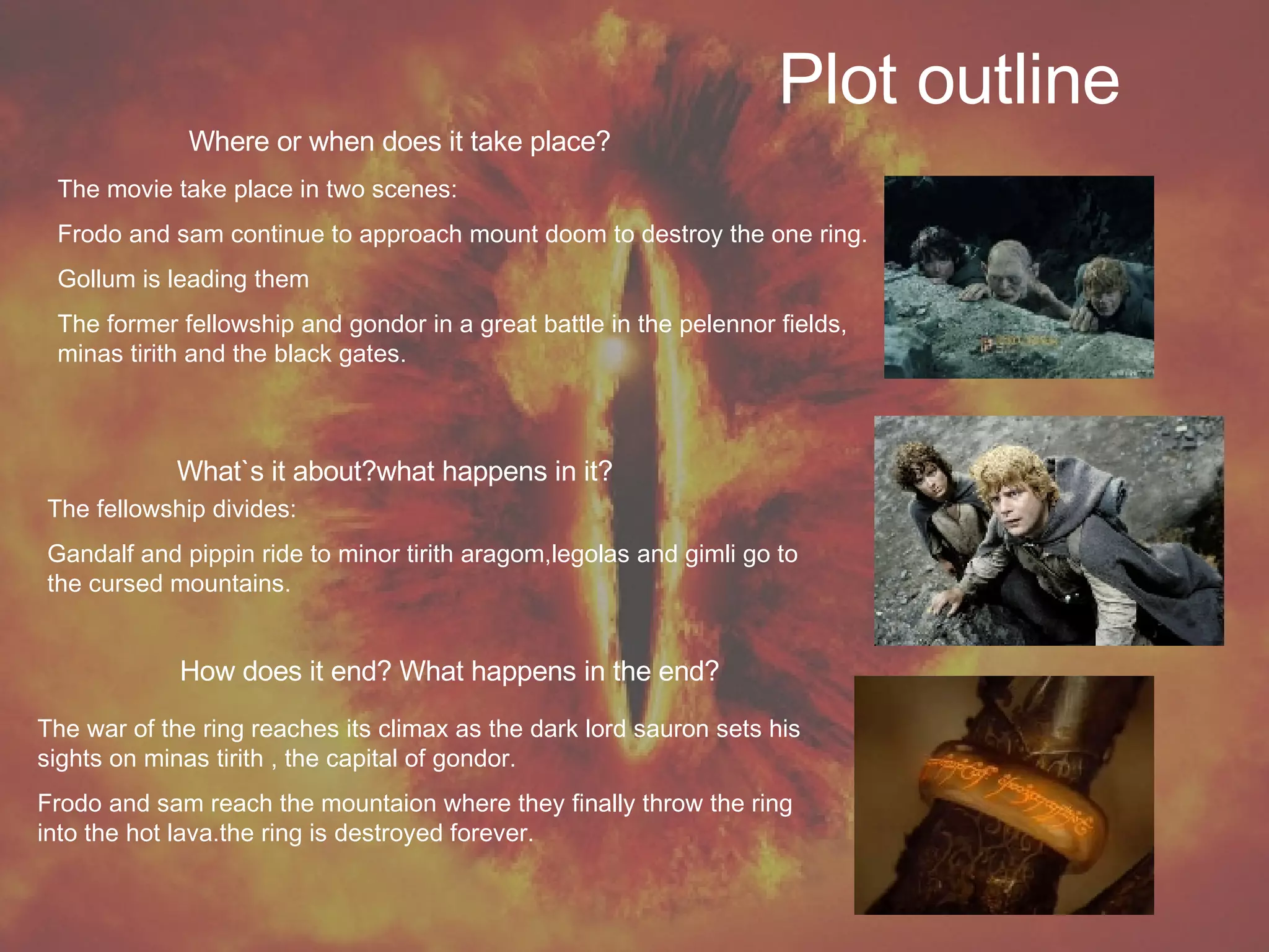 The Lord Of The Ring The Return Of The King | PPT