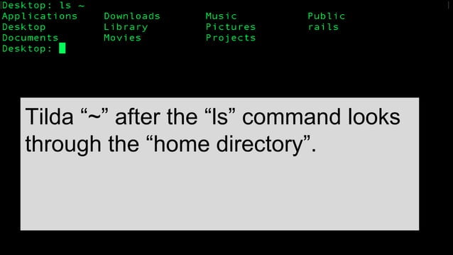 Command Line Tutorial: The "ls" Command In-Depth. | PPT