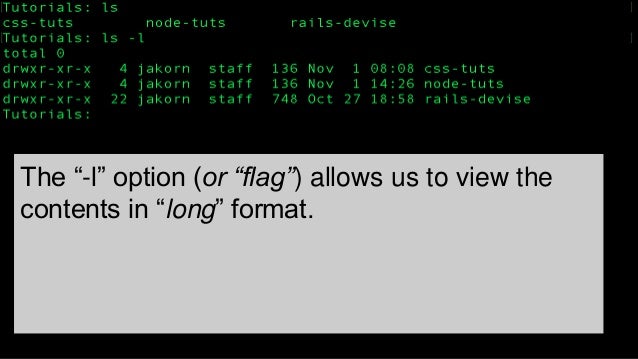 Command Line Tutorial: The "ls" Command In-Depth.