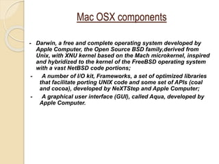 The mac-osx-operating-system-presentazione | PPT