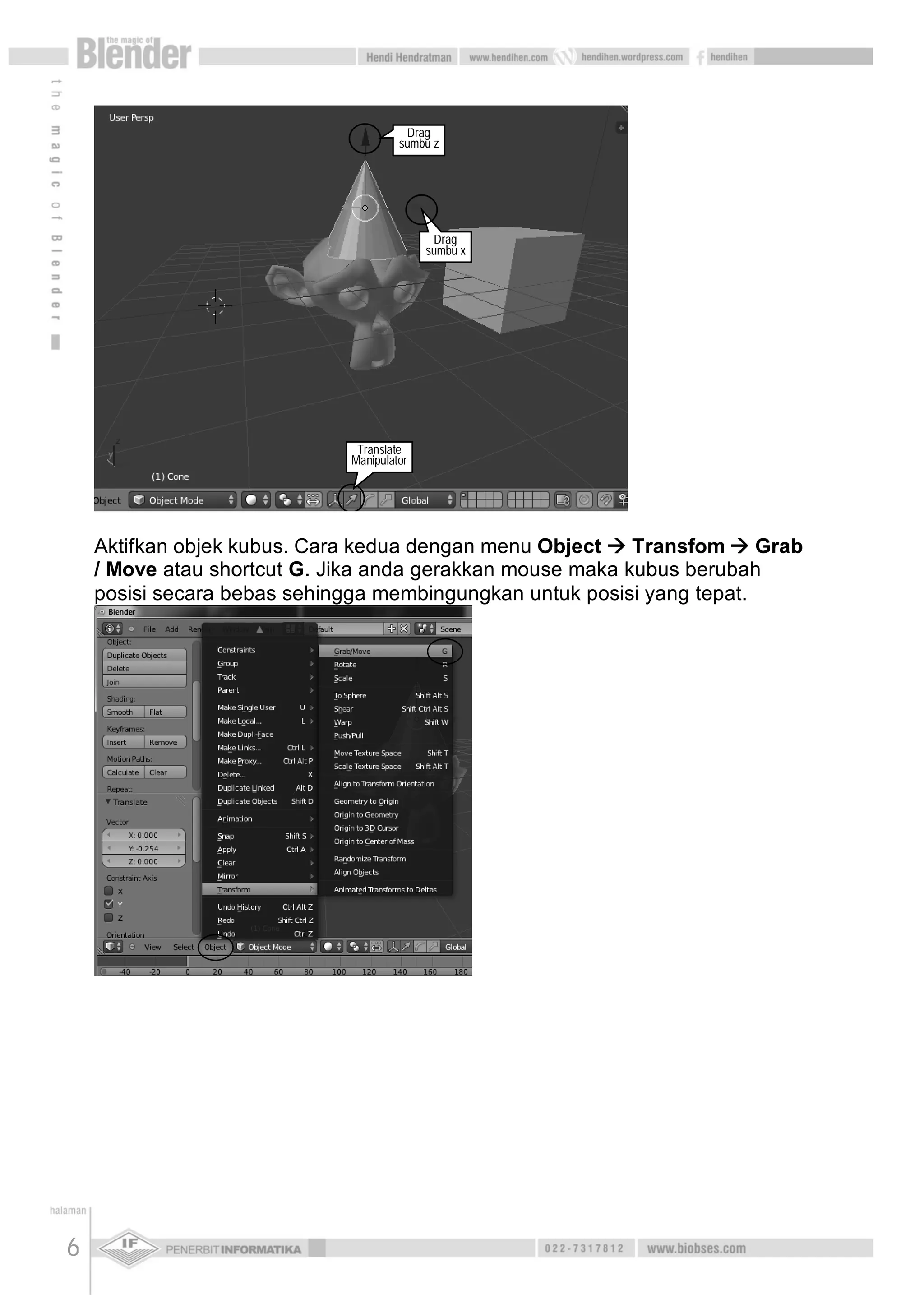 Tutorial Blender Fundamental 'The Magic Of Blender 3D' | PDF