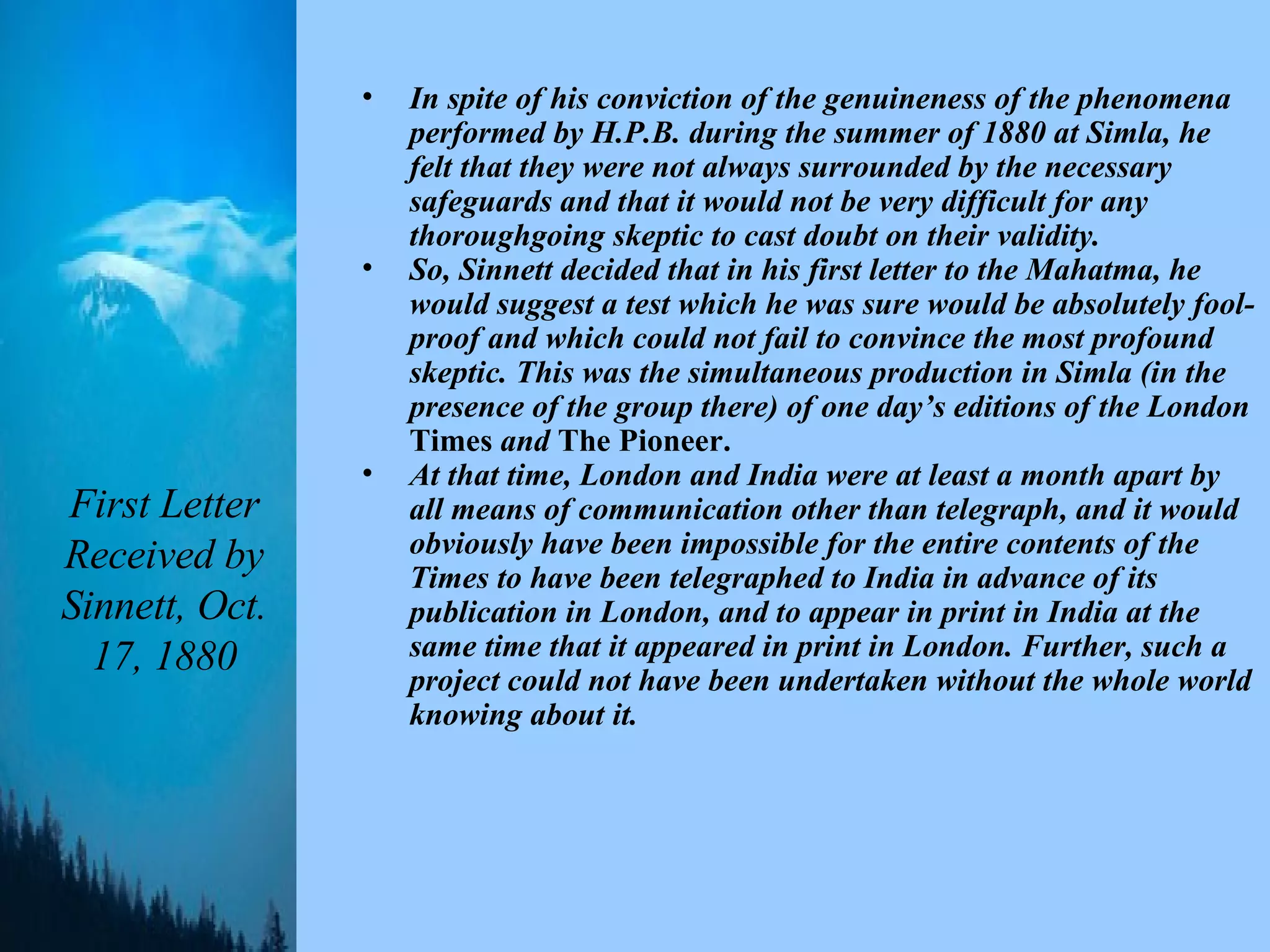 Mahatma Letters 3 | PPT | Hinduism | Religion & Spirituality