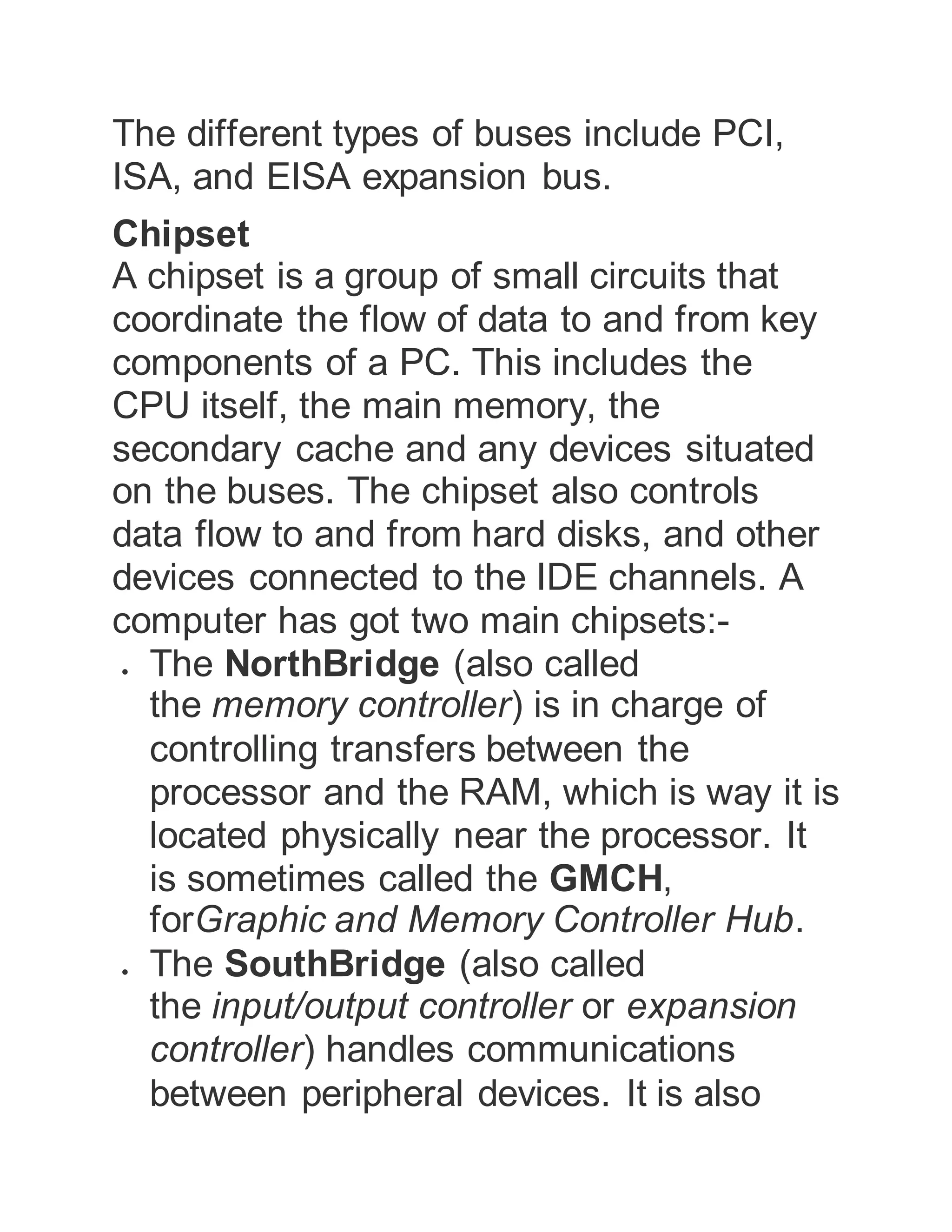 The major-motherboard-components-and-their-functions | DOCX