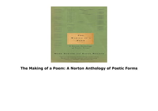 The Making of a Poem: A Norton Anthology of Poetic Forms | PDF