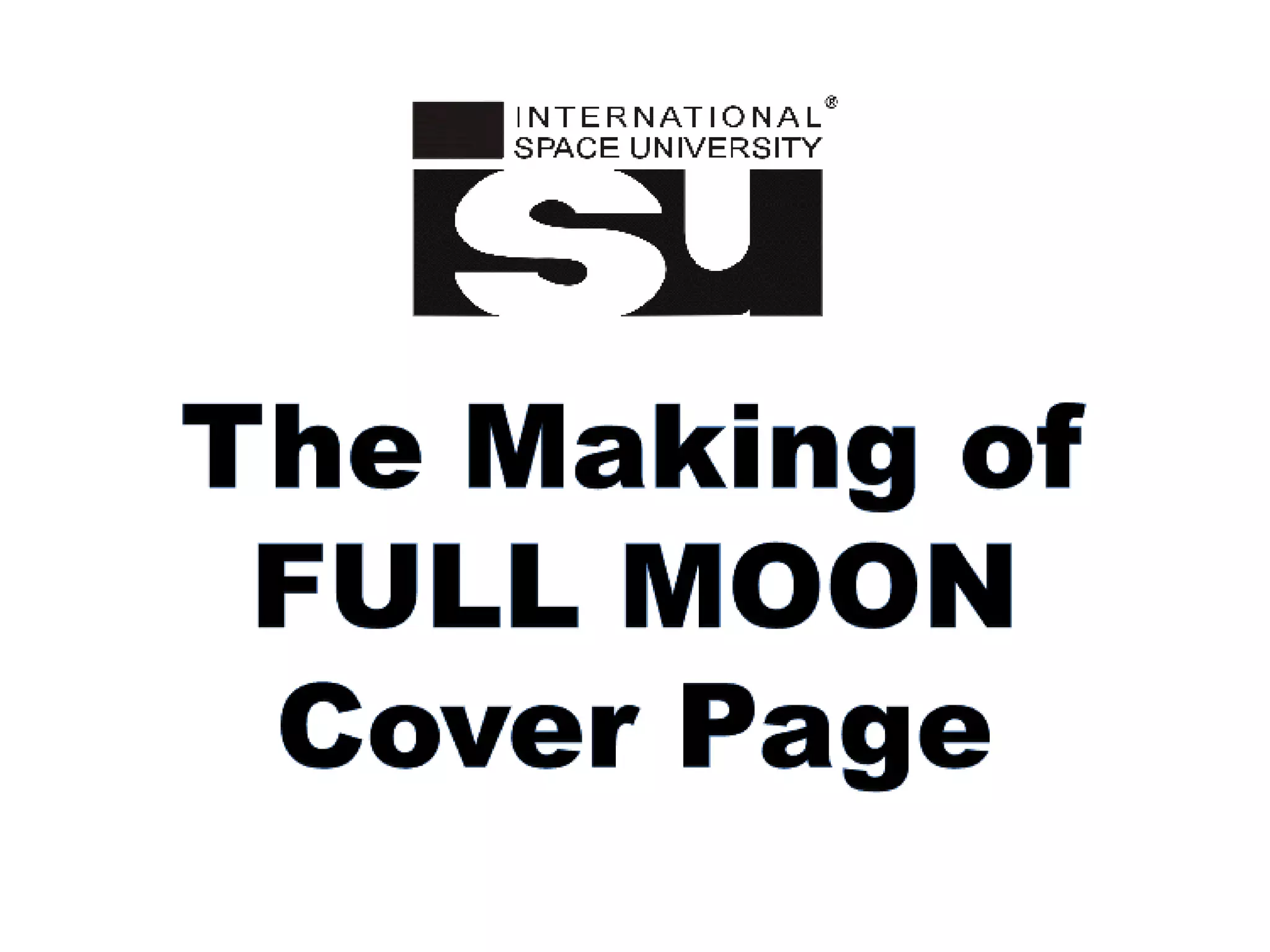 The Making Of Our Team Cover Page | PPT