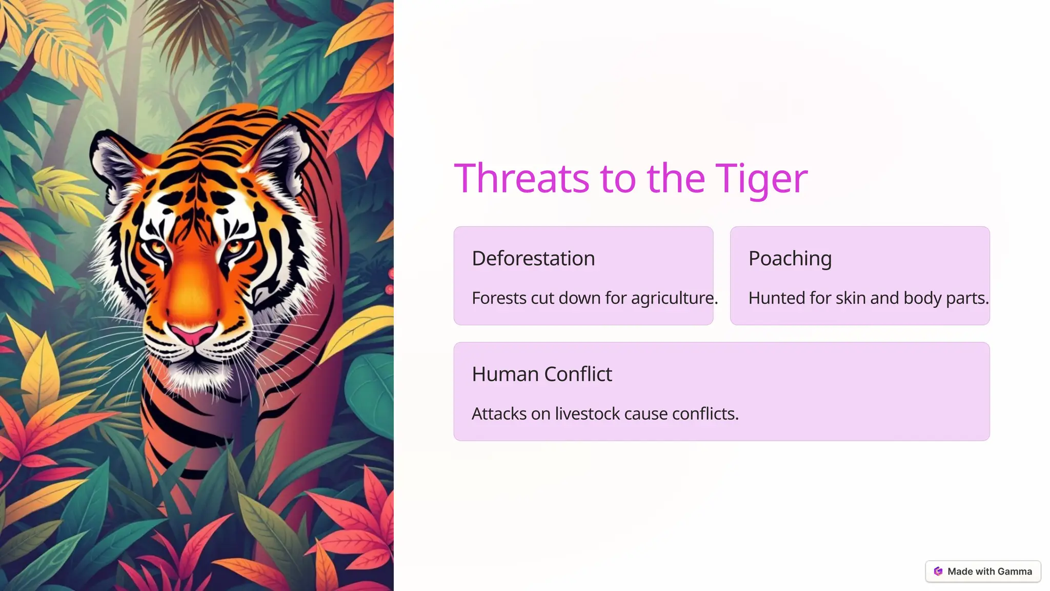 The-Malayan-Tiger pptx role form 2 science | PPTX