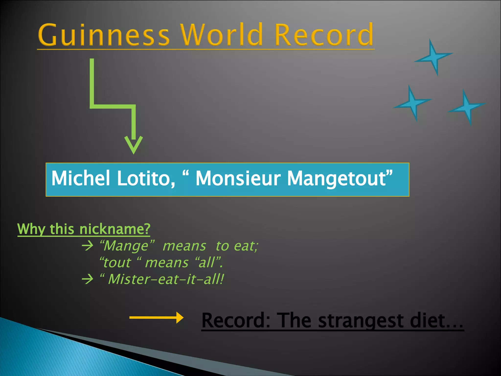 The Man who Eats Planes and Bikes | PPT | Digestive Disorders ...