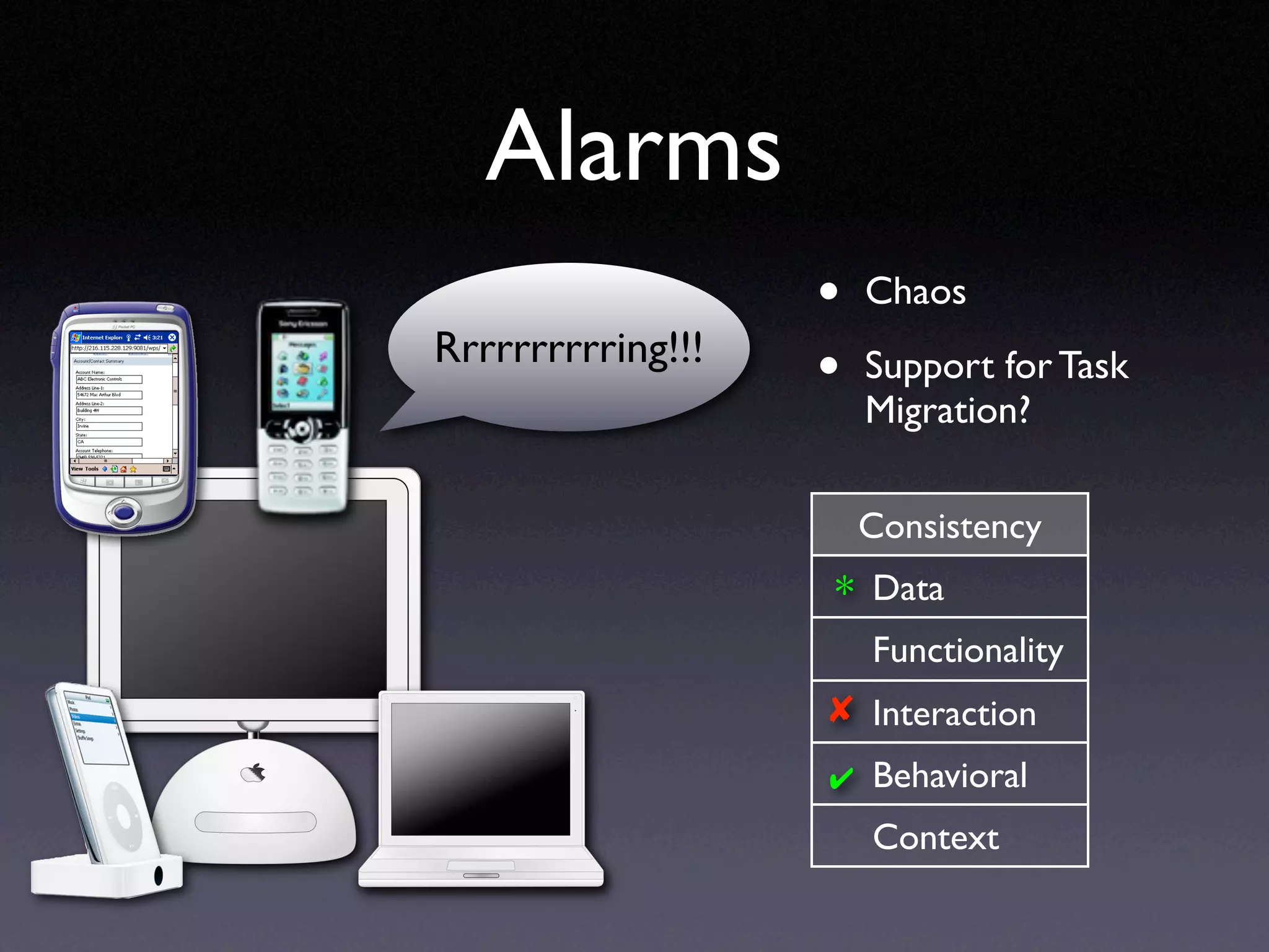 Why Consistency is Not Everything, and Seamless Task Migration is Key | PPT