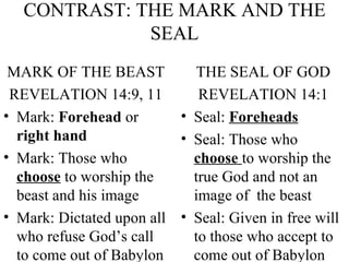 The Mark Of The Beast Or The Seal Of God | PPT