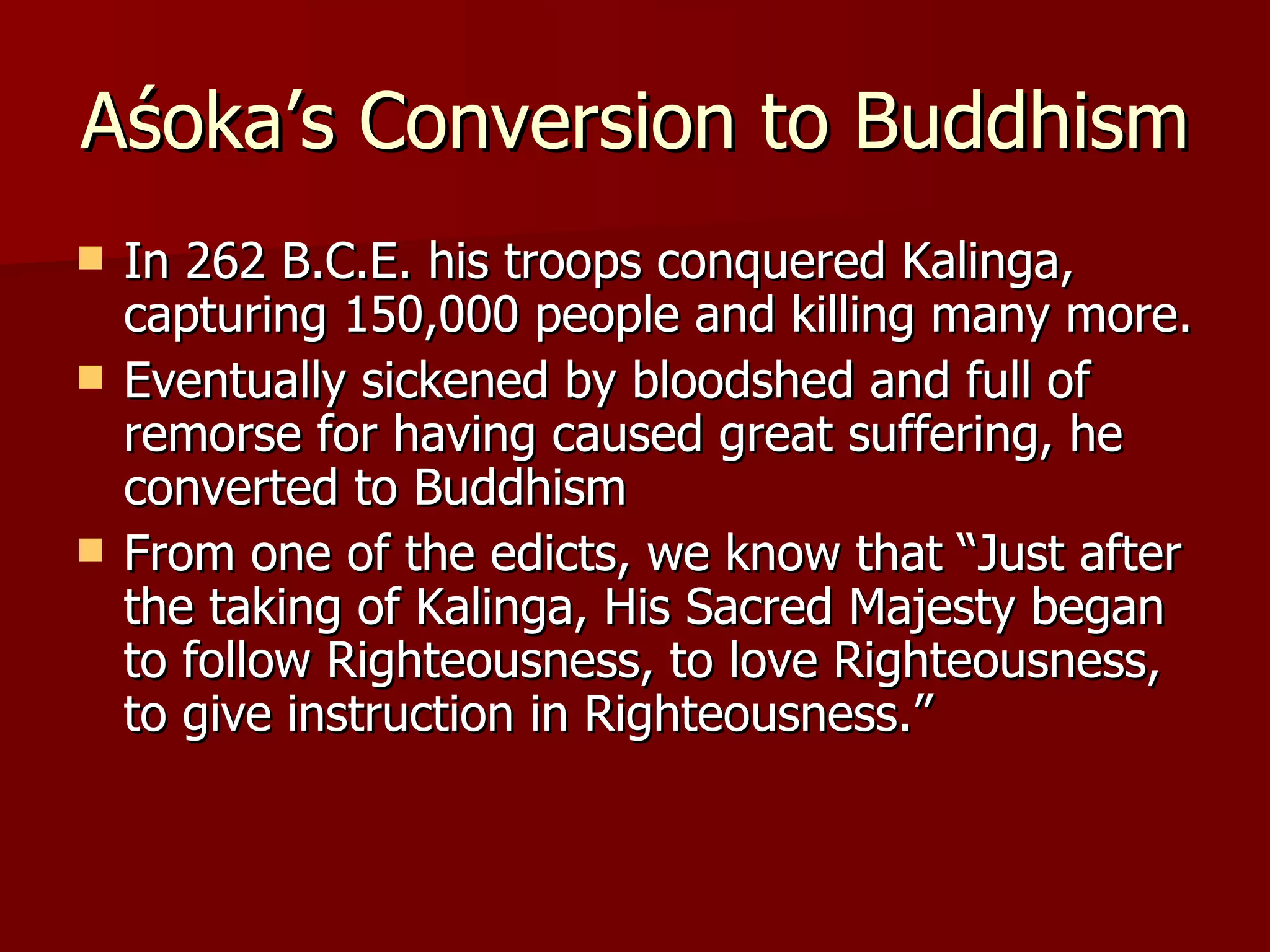 The Mauryan Empire And The Spread Of Buddhism | PPT