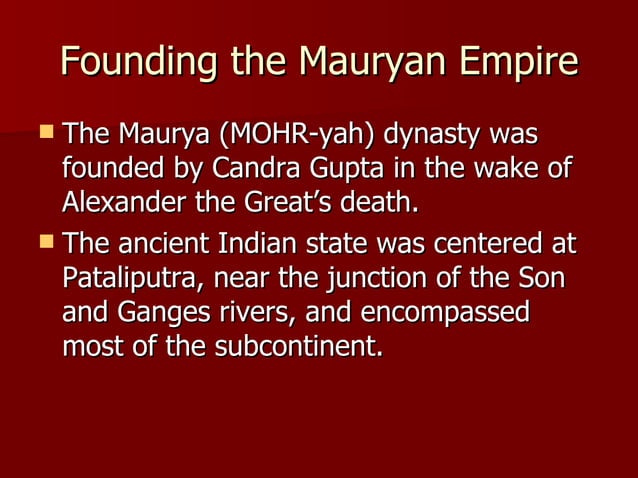The Mauryan Empire And The Spread Of Buddhism | PPT