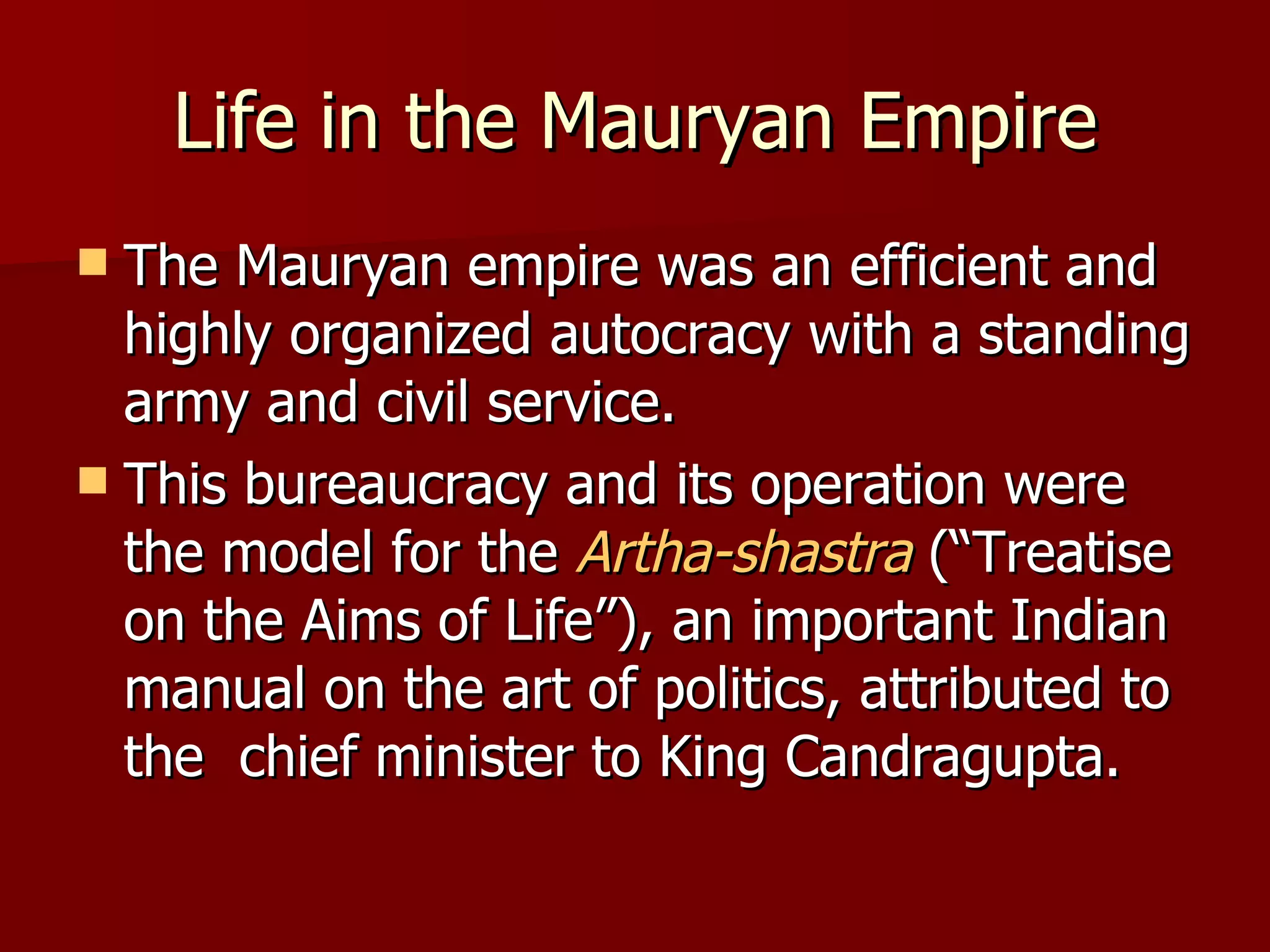 The Mauryan Empire And The Spread Of Buddhism | PPT