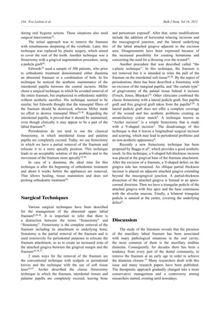 The maxillary-labial-fraenum-a-controversy-of-oral-surgeons-vs ...