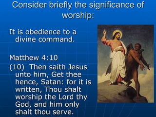 The Meaning Of Worship | PPT