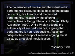 The Mediated Body | PPT