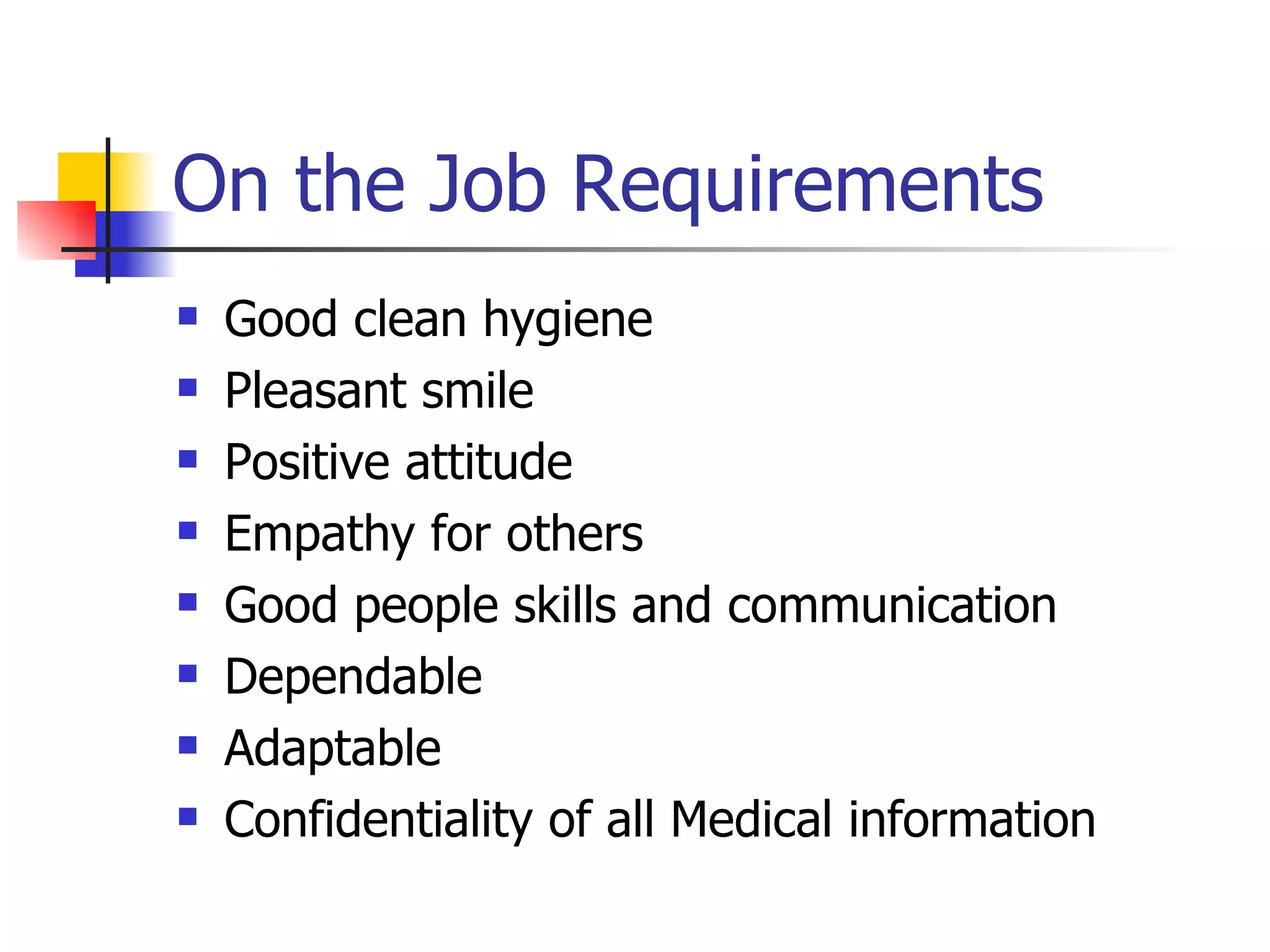 The Medical Assistantpower Point | PPT