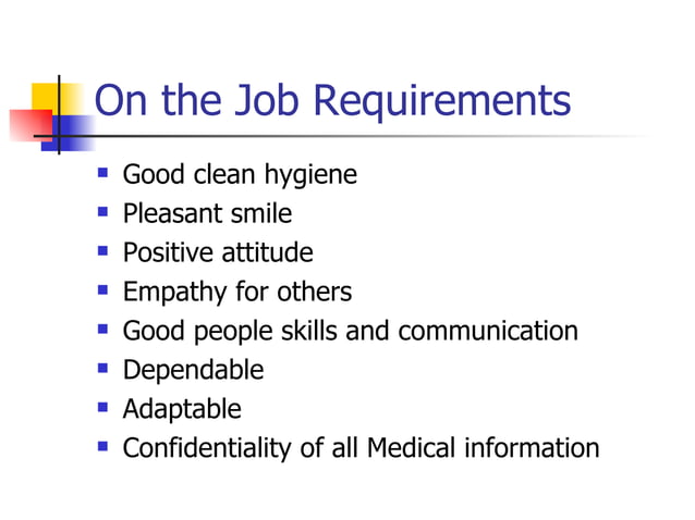 The Medical Assistantpower Point | PPT