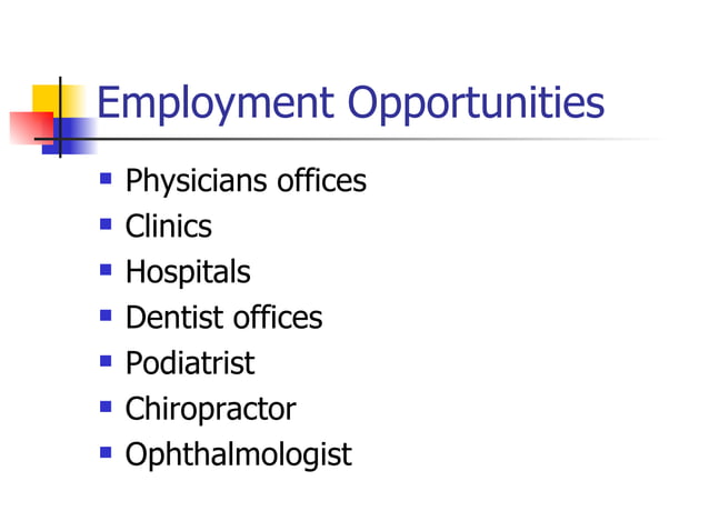 The Medical Assistantpower Point | PPT