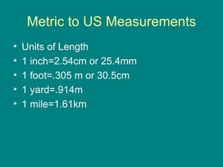 The Metric System | PPT