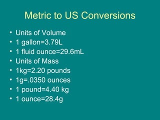 The Metric System | PPT