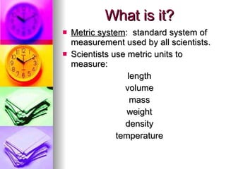 Metric System | PPT
