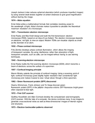 The microscope | DOCX