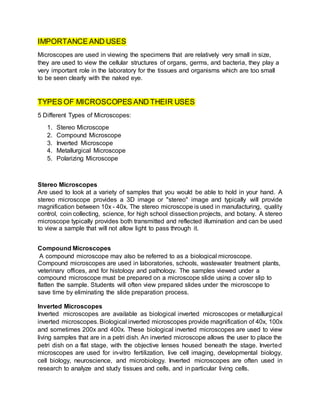 The microscope | DOCX