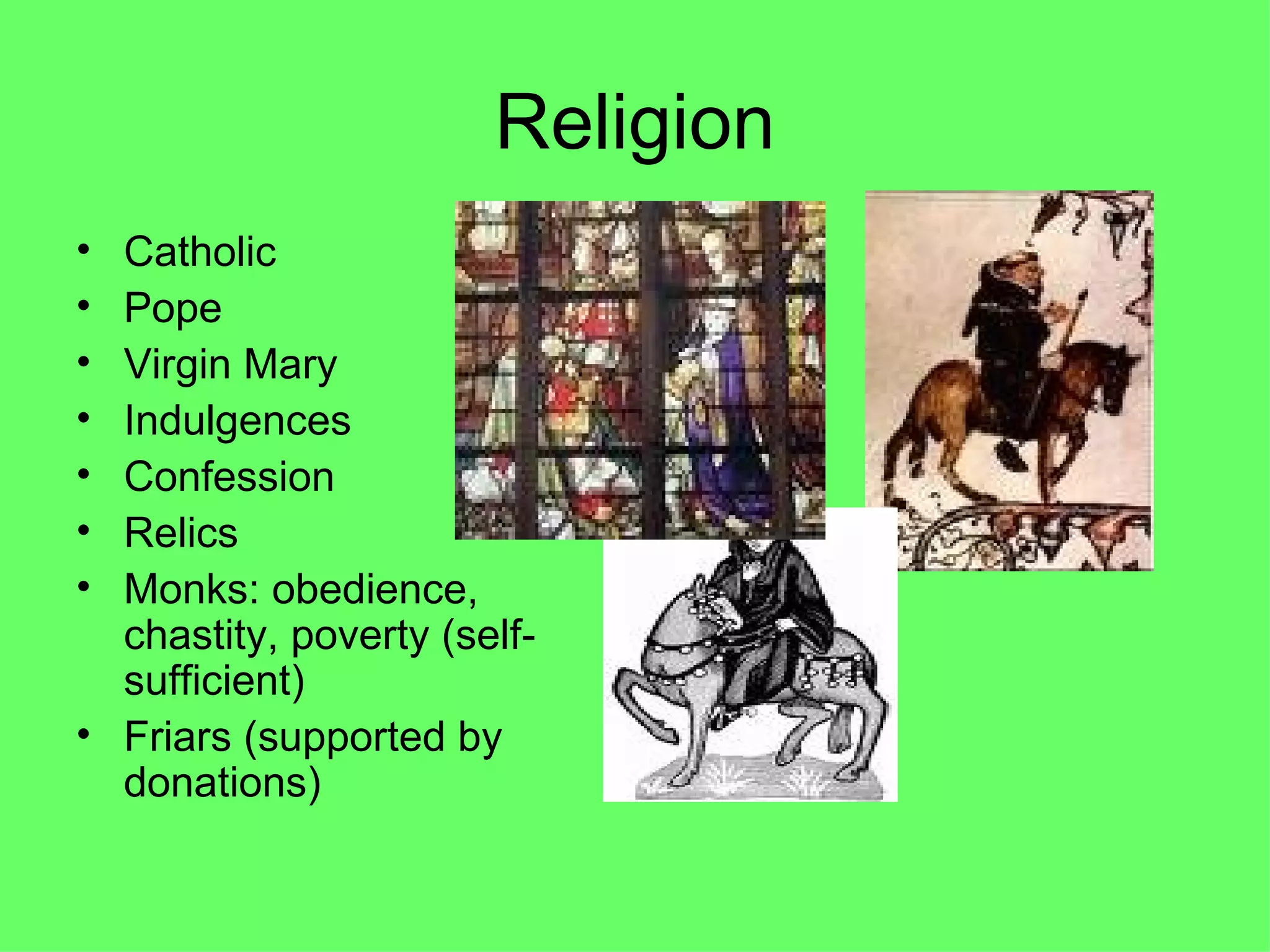 The Middle Ages and The Canterbury Tales | PPT
