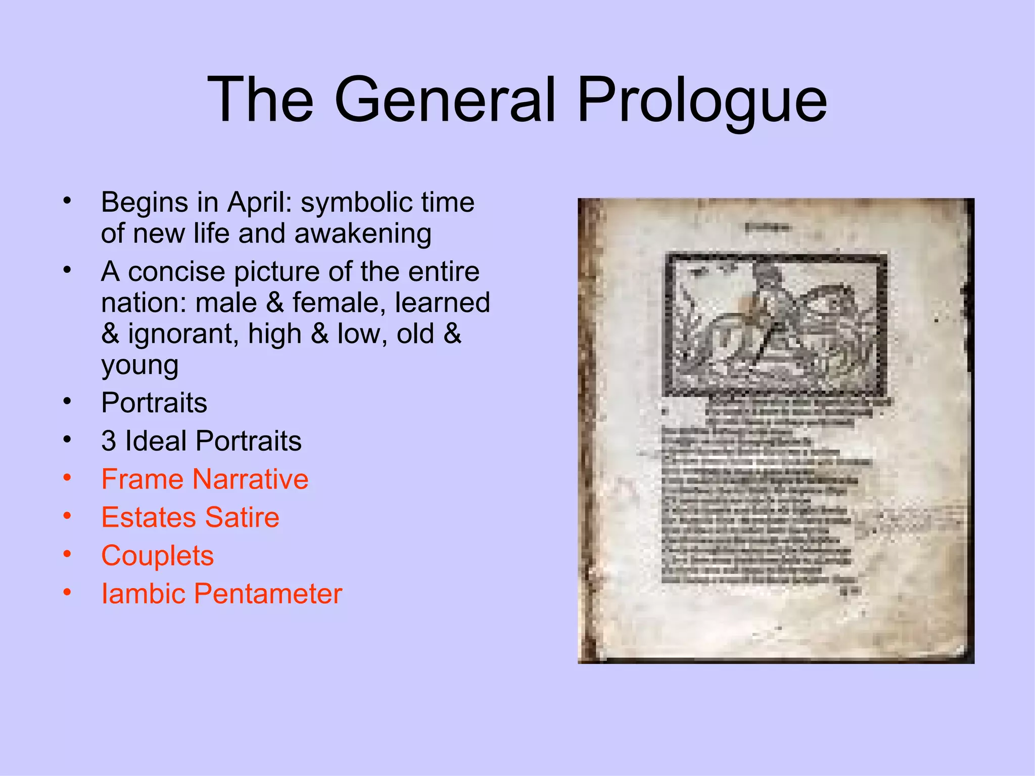 The Middle Ages and The Canterbury Tales | PPT