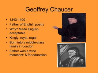 The Middle Ages and The Canterbury Tales | PPT