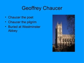 The Middle Ages and The Canterbury Tales | PPT