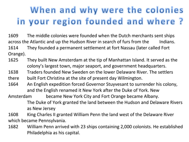 The Middle Colonies Project.97.2003