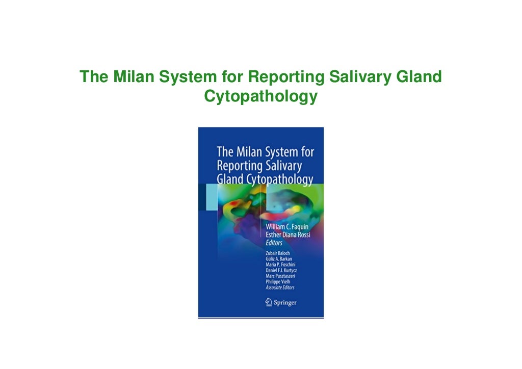 (^PDF/BOOK)->DOWNLOAD The Milan System for Reporting Salivary Gland C…