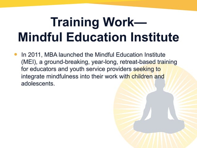 The Mind Body Awareness Project Presentation | PDF