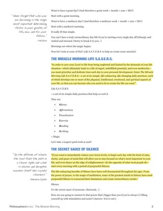 The miracle-morning | PDF