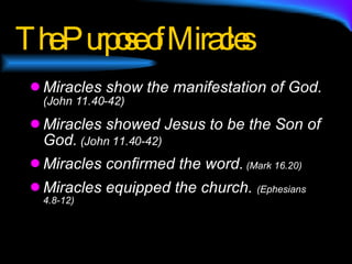 The Miracles Of Jesus | PPT