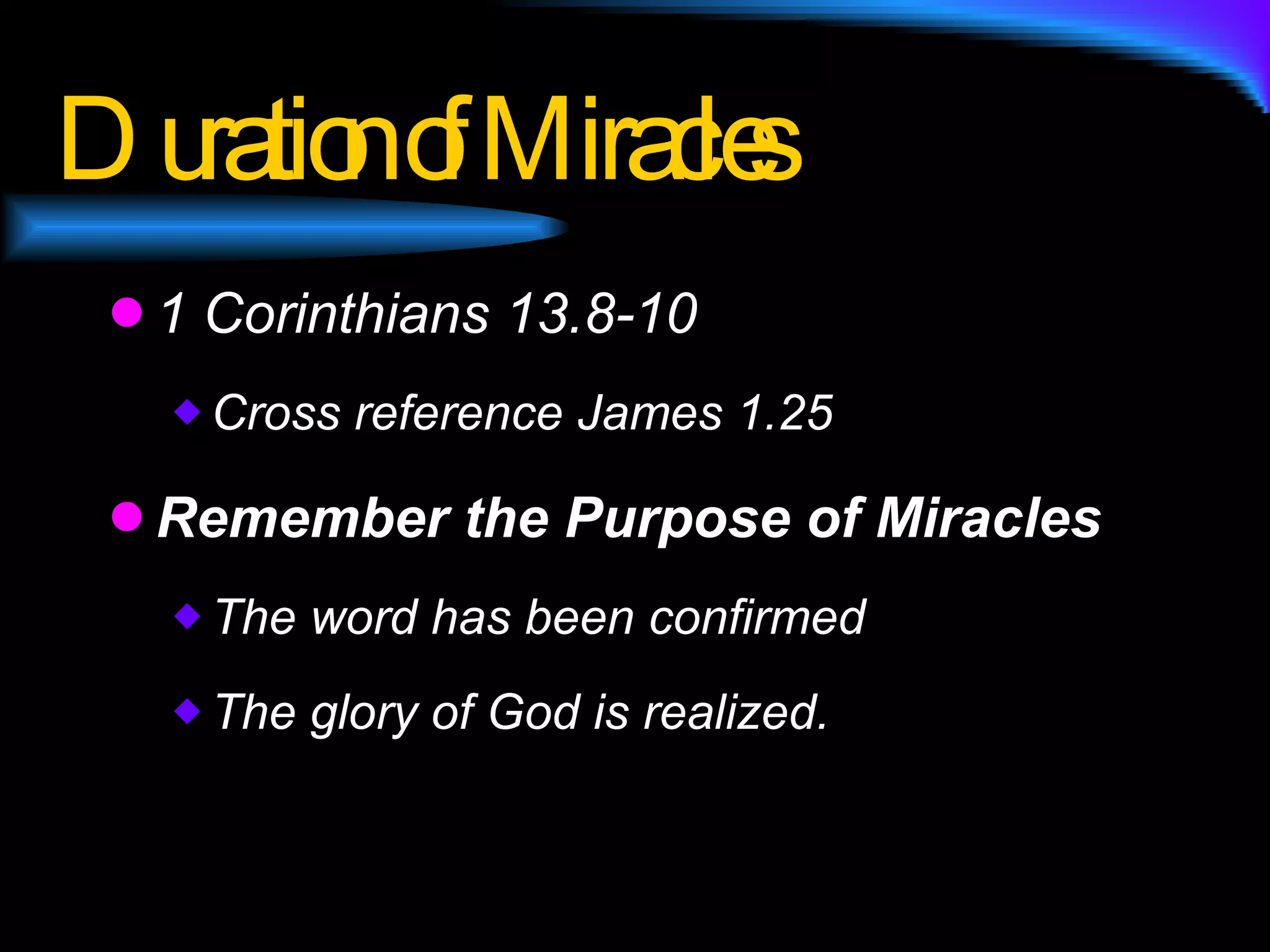 The Miracles Of Jesus | PPT