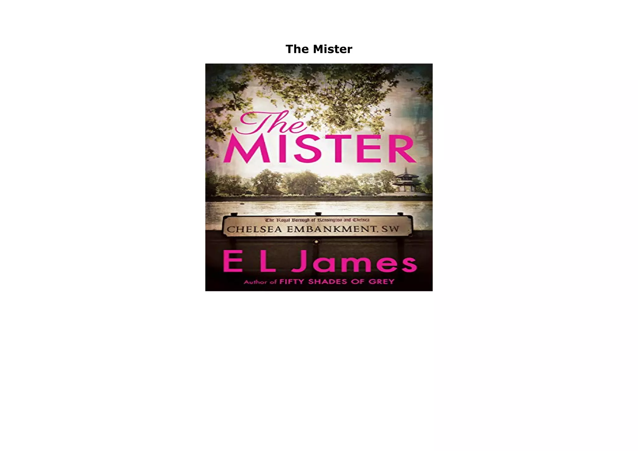 The Mister | PDF | Fiction | Books and Literature