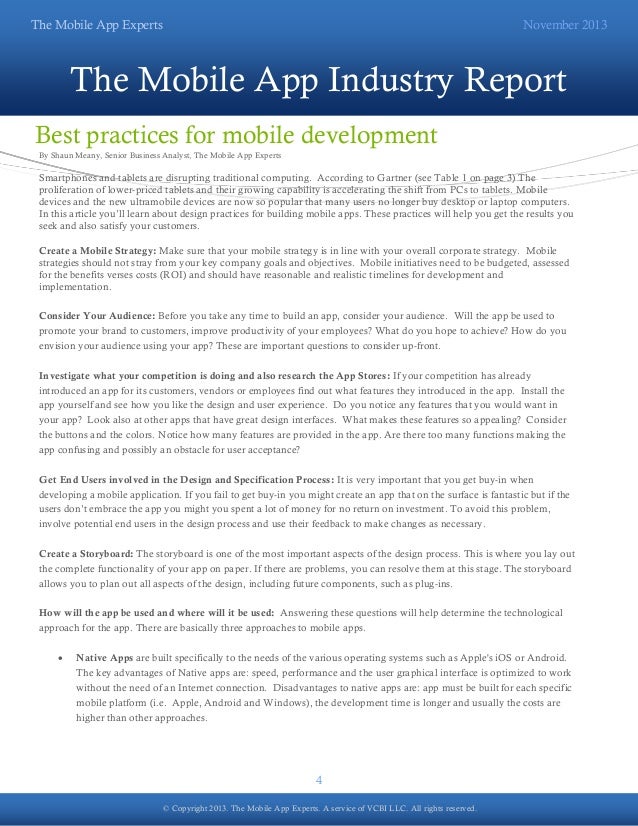 The mobile-app-industry report-mae_11-2013