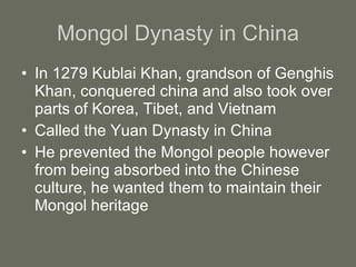 The Mongols | PPT
