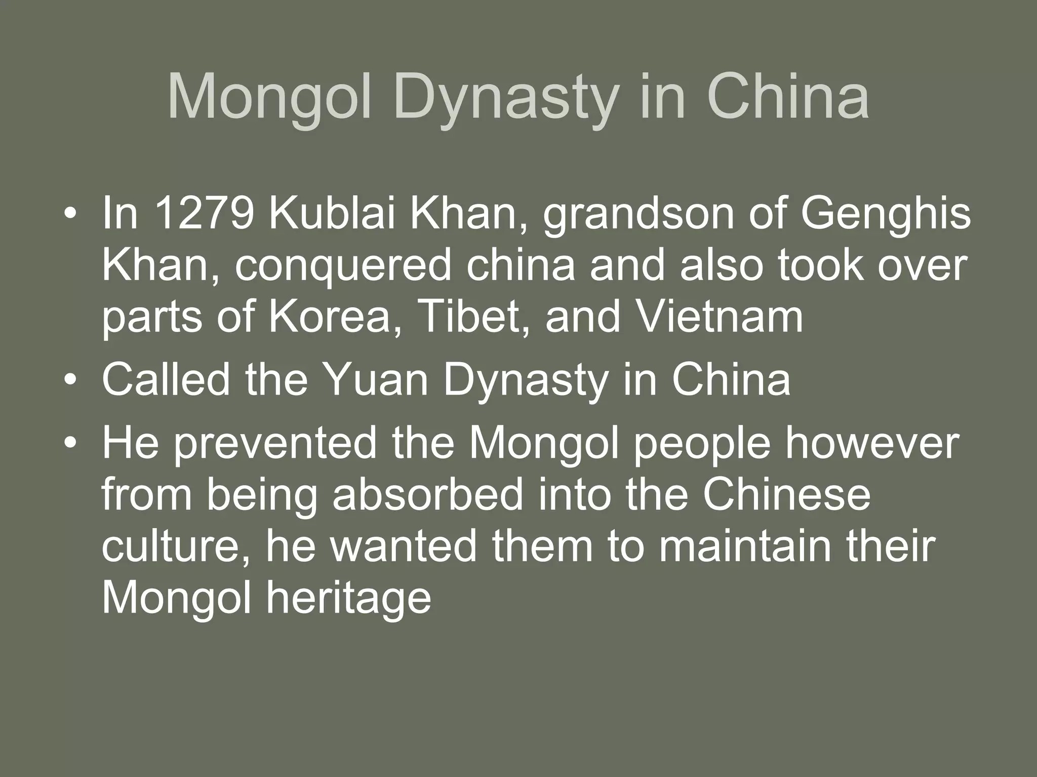The Mongols | PPT