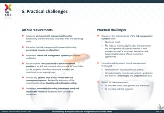 The monitoring & delegation of the risk management function under AIFMD ...