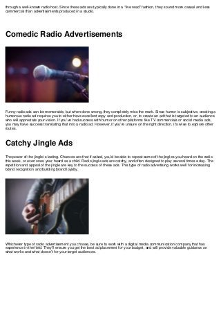 The Most Effective Radio Advertising Examples for Your Business