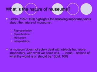 The Museum Experience | PPT