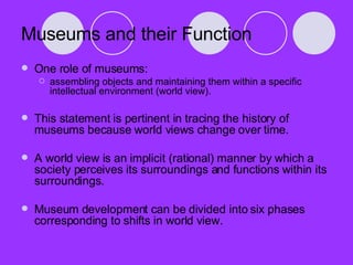The Museum Experience | PPT