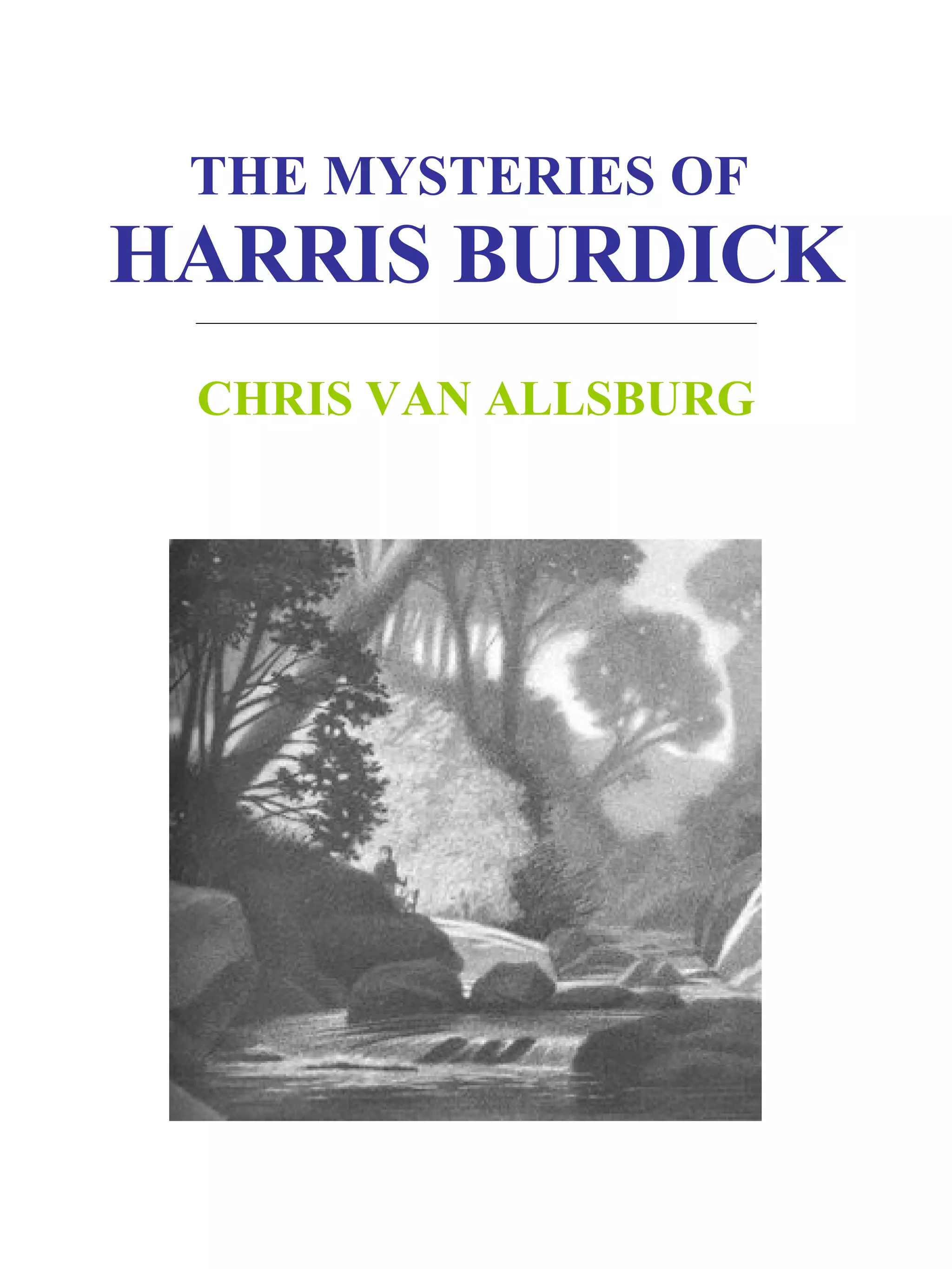 The Mysteries Of Harris Burdickfv | PPT