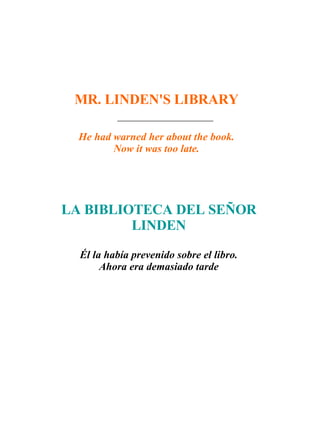 Harris Burdick Pictures Mr Lindens Library