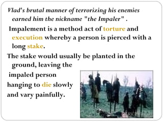 The Myth Of Dracula | PPT